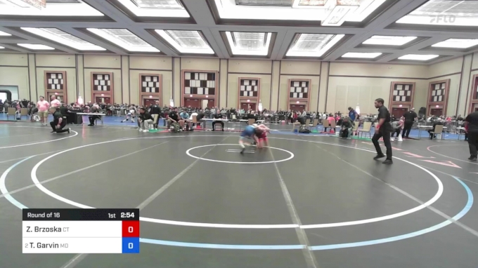 120 lbs Round Of 16 - Zach Brzoska, Ct vs Tyler Garvin, Md