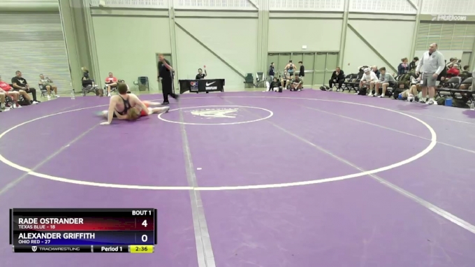 285 lbs Round 1 (8 Team) - Rade Ostrander, Texas Blue vs Alexander ...