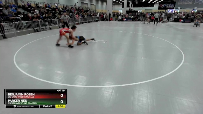 113 lbs Champ. Round 1 - Benjamin Rosen, Big Game Wrestling Club vs ...