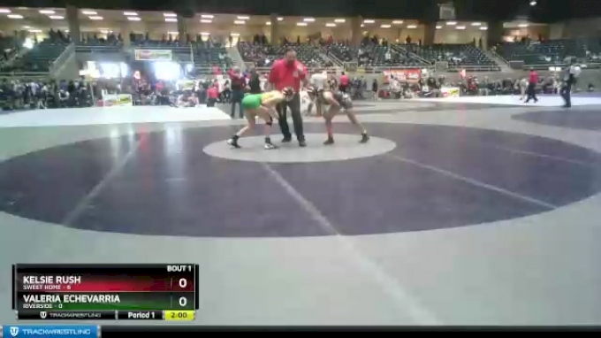 110 lbs Round 1 (4 Team) - Kelsie Rush, Sweet Home vs Valeria Echevarria, Riverside