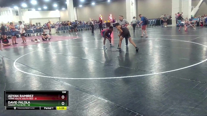 138 lbs Round 8 (10 Team) - Adyan Ramirez, Terre Haute South Red vs ...