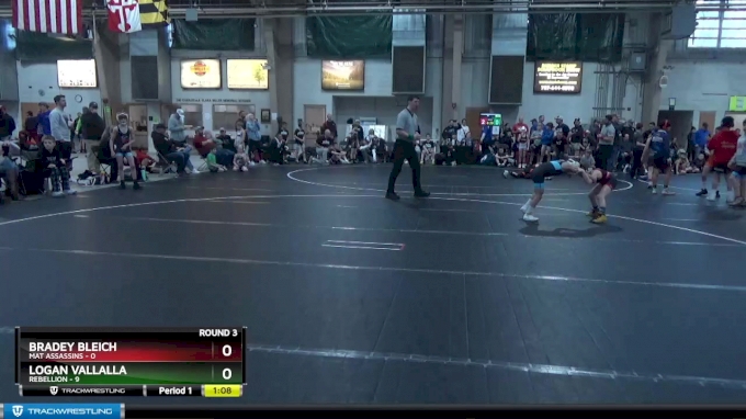 56 lbs Round 3 (6 Team) - Bradey Bleich, Mat Assassins vs Logan ...