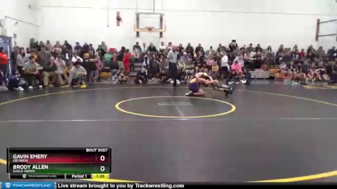 Round 2 - Brody Allen, Eagle Grove vs Gavin Emery, Oelwein