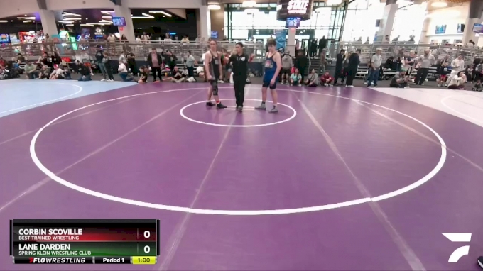200 lbs Round 1 - Corbin Scoville, Best Trained Wrestling vs Lane ...