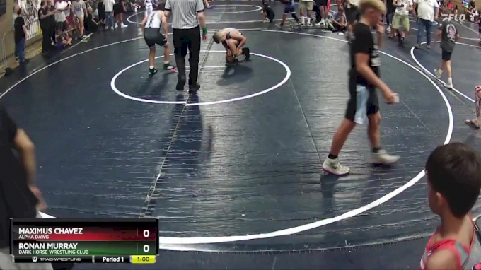 105 lbs Cons. Semi - Ronan Murray, Dark Horse Wrestling Club vs Maximus ...