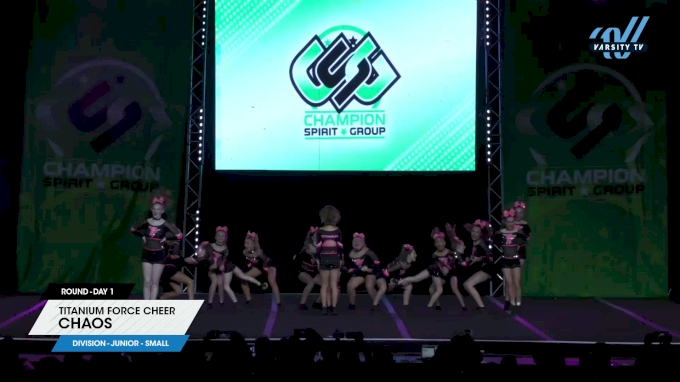 Titanium Force Cheer - Chaos [2024 L1 Junior - Small Day 1] 2024 CSG ...