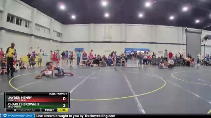 125 lbs Cons. Round 1 - Charles Brown Iii, Unattached vs Jayden Henry ...