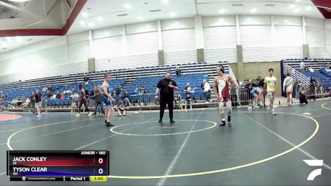 160 lbs Cons. Round 6 - Jack Conley, MI vs Tyson Clear, OH