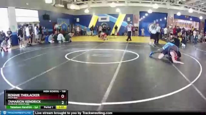 138 lbs Champ. Round 1 - Ronnie Theilacker, Palm Bay vs Tamarion ...