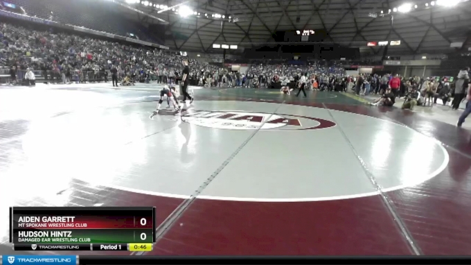74 lbs Champ. Round 2 - Aiden Garrett, Mt Spokane Wrestling Club vs ...