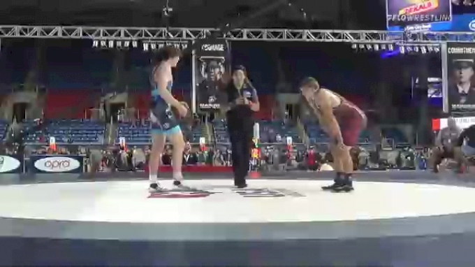 220 lbs Semifinal - Koy Hopke, Wisconsin vs Parker Ferrell, Virginia