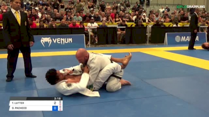 TRAVIS LUTTER vs DIOGENES PACHECO 2018 World Master IBJJF Jiu-Jitsu ...