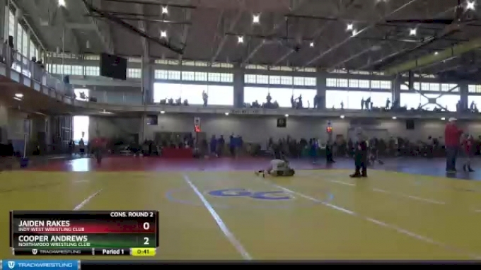 71 lbs Cons. Round 2 - Cooper Andrews, Northwood Wrestling Club vs ...