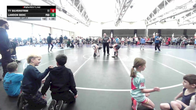 89 lbs Rr Rnd 1 - Ty Silverstrim, CT Tugman vs Landon Bidic, Pride ES