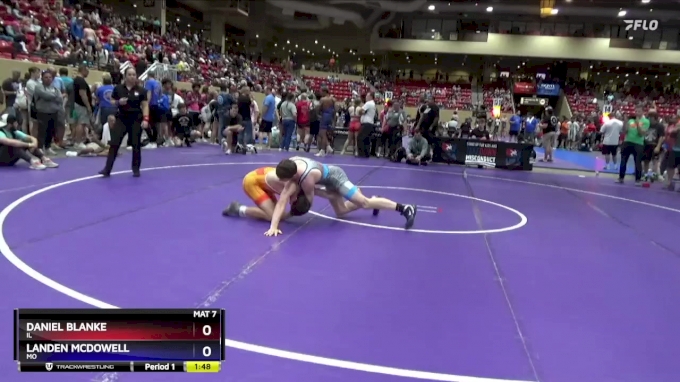 144 lbs Champ. Round 2 - Daniel Blanke, IL vs Landen McDowell, MO
