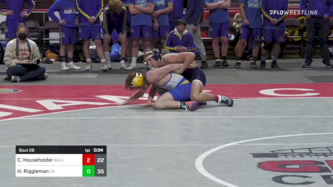126 lbs Consy Rd Iv - Cole Householder, Brookville vs Hunter Riggleman ...