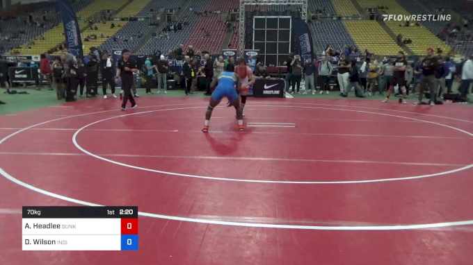 70 kg Consi Of 4 - Austin Headlee, Sunkist Kids Wrestling Club vs ...