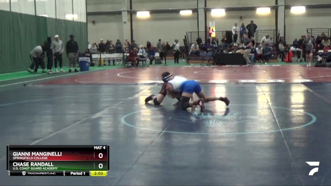 133 lbs Cons. Semi - Gianni Manginelli, Springfield College vs Chase ...
