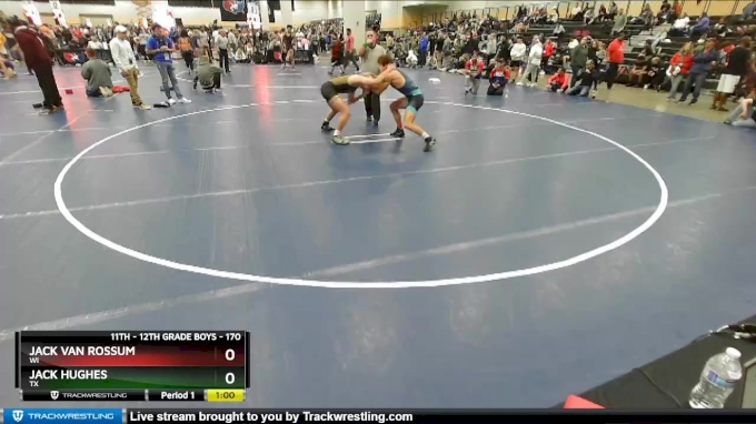 170 lbs Cons. Round 4 - Jack Hughes, TX vs Jack Van Rossum, WI