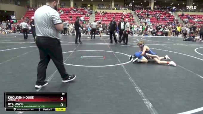 85 lbs Round 2 (6 Team) - Rye Davis, Honey Badger Wrestling Club vs ...