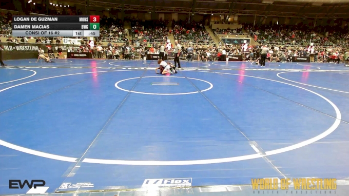 73 lbs Consi Of 16 #2 - Logan De Guzman, Monster Garage vs Damen Macias ...