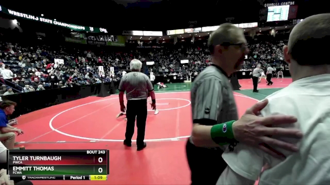 108 lbs Champ. Round 2 - Tyler Turnbaugh, PWCA vs Emmitt Thomas, FCWA