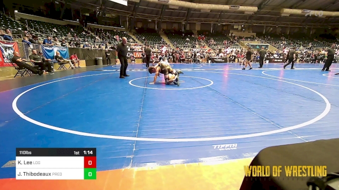 110 lbs Final - Keanu Lee, Legends Of Gold vs Justin Carson Thibodeaux ...