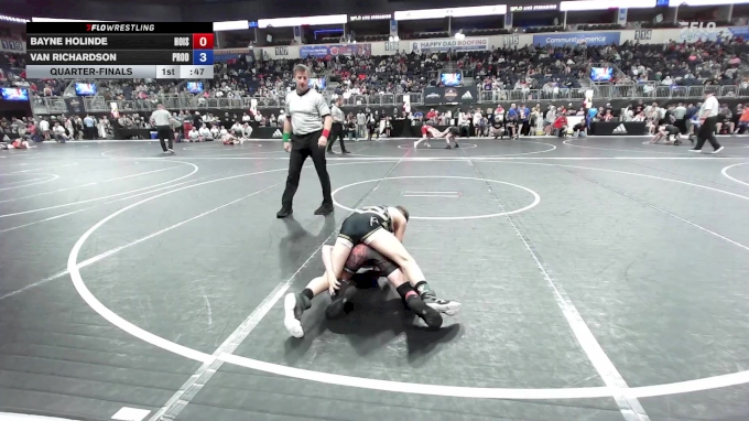 78 lbs Quarterfinal - Bayne Holinde, Hoisington JR. Cardinals vs Van ...