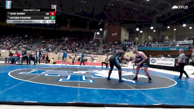 285 lbs Champ. Round 1 - Jayden Pointer, Boone County vs Jake Darby ...