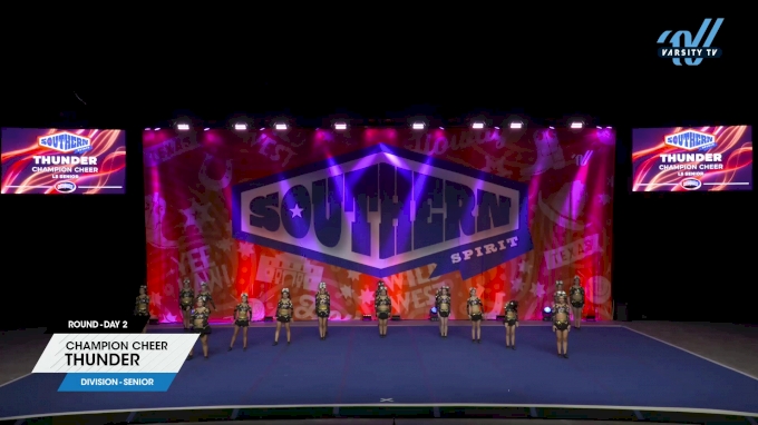 Champion Cheer - Thunder [2025 L5 Senior Day 2] 2025 Cheer Power ...
