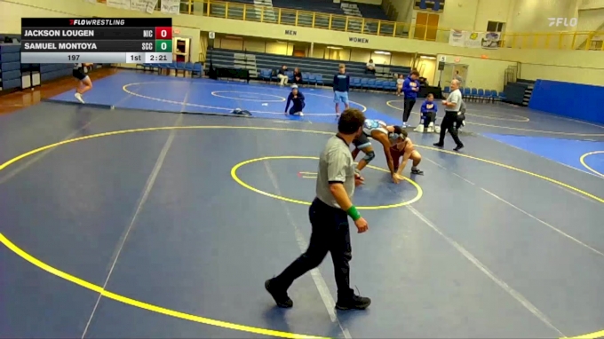 197 lbs Round 5 (6 Team) - Jackson Lougen, North Idaho College vs ...
