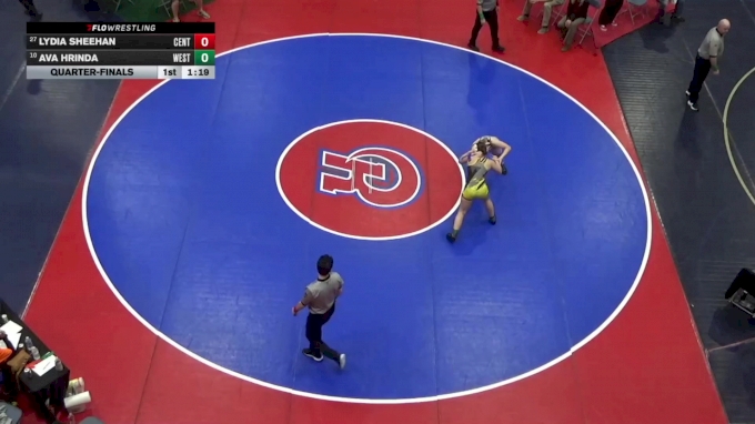 137 lbs Quarterfinal - Lydia Sheehan, Central Cambria vs Ava Hrinda ...