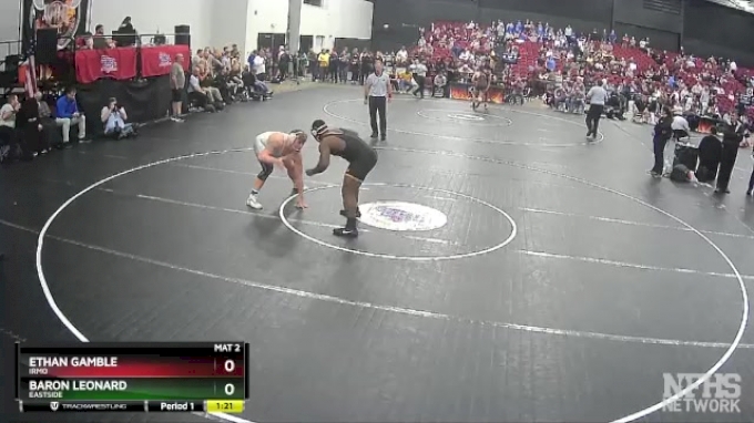 4A 215 lbs 1st Place Match - Baron Leonard, Eastside vs Ethan Gamble, Irmo