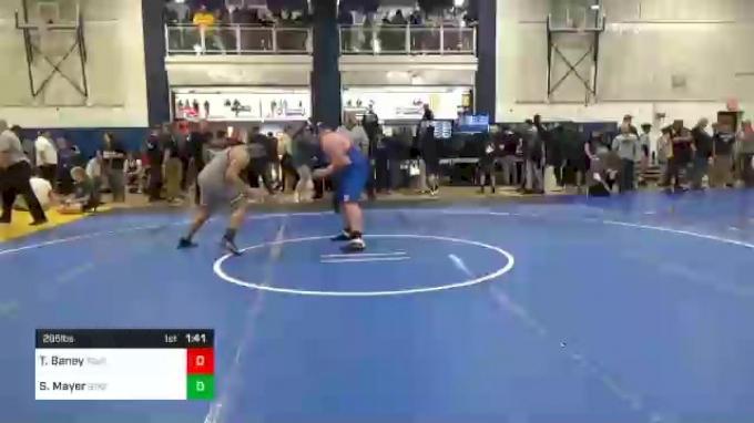 285 lbs Quarterfinal - Thatcher Baney, Fort LeBoeuf vs Sam Mayer, State ...