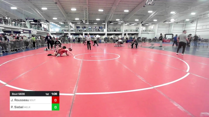 143 lbs Semifinal - Julian Rousseau, Southside WC vs Parker Siebel, Melrose