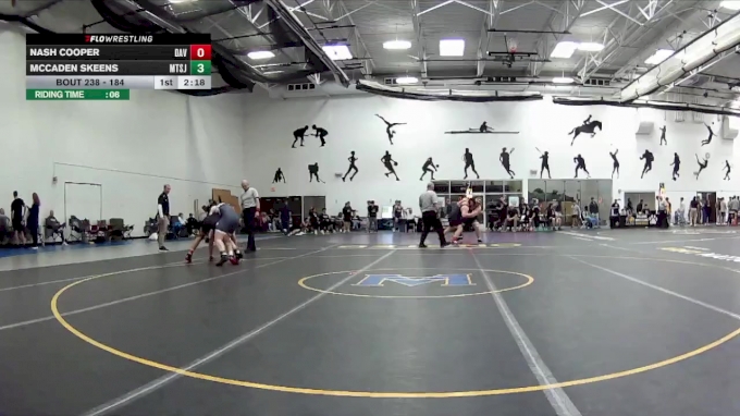 184 lbs 7th Place Match - Nash Cooper, Davenport vs McCaden Skeens ...