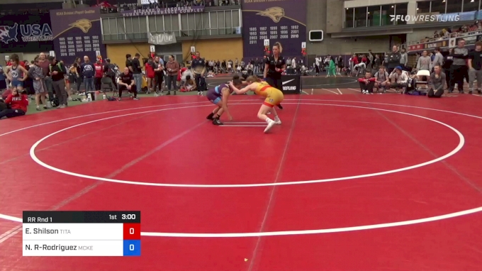50 kg Rr Rnd 1 - Emily Shilson, Titan Mercury Wrestling Club (TMWC) vs ...
