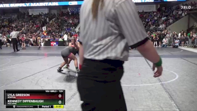 125 lbs 5th Place Match - Kennedy Diffenbaugh, Mulvane vs Lyla Greeson ...
