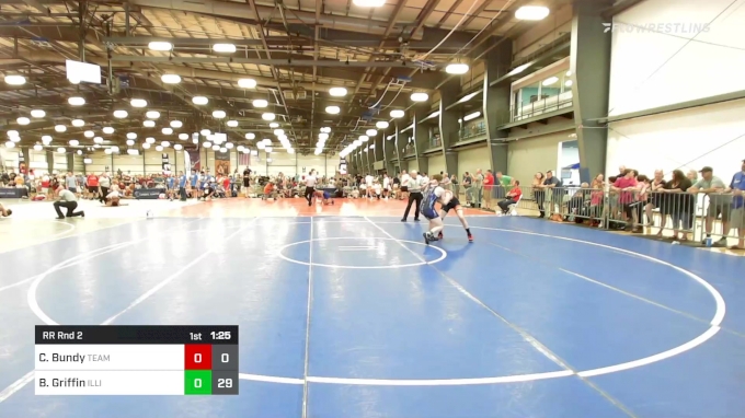 145 lbs Rr Rnd 2 - Caleb Bundy, Team Utah Zion vs Bryce Griffin ...