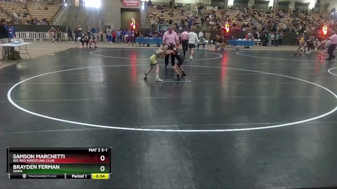55 lbs Quarterfinal - Samson Marchetti, Big Red Wrestling Club vs ...