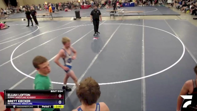 106 lbs Cons. Round 2 - Elijah Lofton, Summit Wrestling Academy vs ...