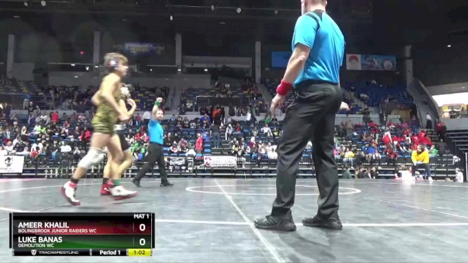 125 lbs 3rd Place Match - Luke Banas, Demolition WC vs Ameer Khalil ...