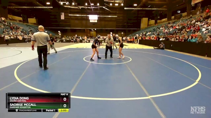 125 lbs Champ. Round 1 - Lydia Dong, Salina Central vs Saoirse McCall ...