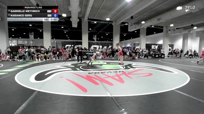 Senior Women Freestyle FS - 57 lbs Cons. Round 3 - Gabrielle Weyhrich ...