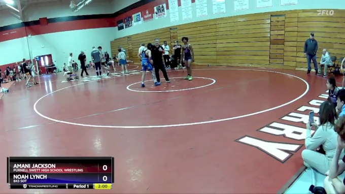 119 lbs Semifinal - Noah Lynch, 843 SOT vs Amani Jackson, Purnell Swett ...
