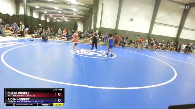84 lbs Cons. Semi - Chase Winkle, Mat Demon Wrestling Club vs Aiden ...