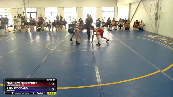 130 lbs Placement Matches (16 Team) - Matthew McDermott, New York Gold ...
