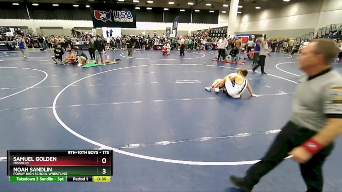 175 lbs 7th Place Match - Samuel Golden, Missouri vs Noah Sandlin ...