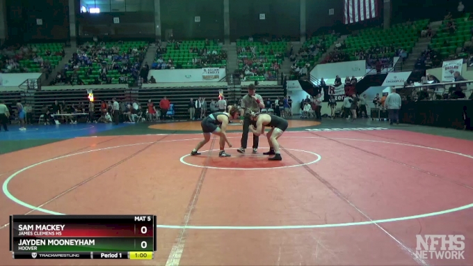 7A 175 lbs Cons. Round 1 - Sam Mackey, James Clemens HS vs Jayden ...