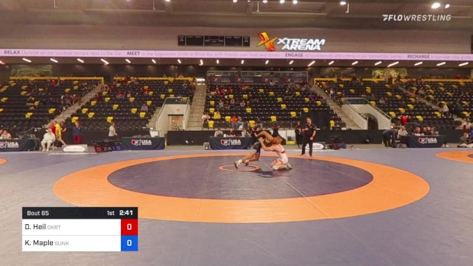 65 kg Consi Of 8 #2 - Dean Heil, OKRT/TMWC vs Kendric Maple, Sunkist ...
